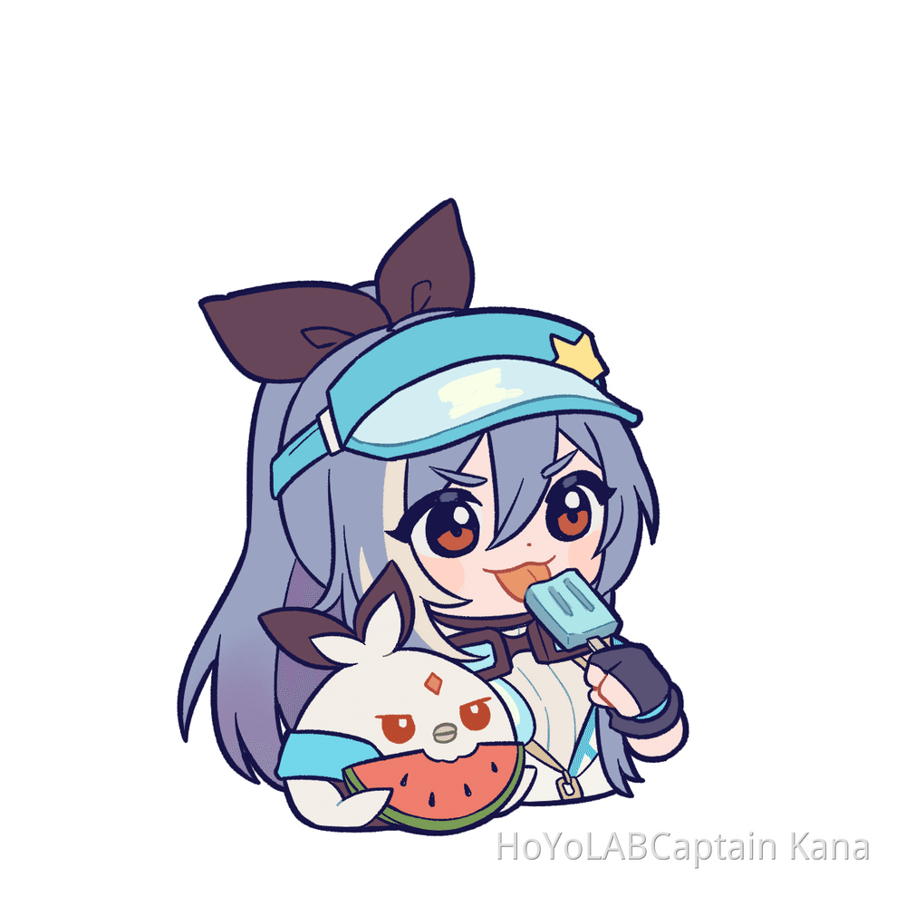 Summer Sticker Chibi HI3 Honkai Impact 3rd | HoYoLAB