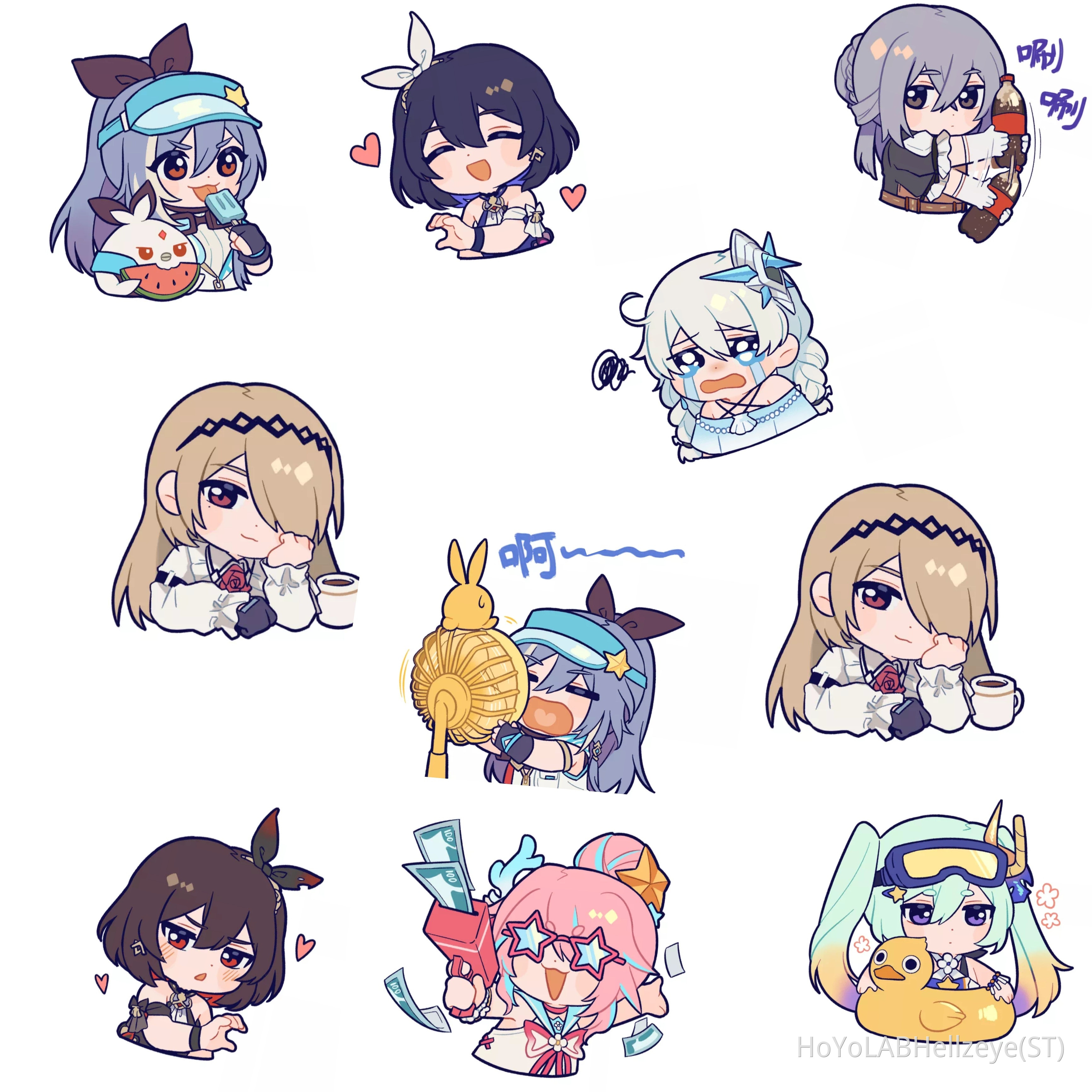 Mihoyo emotes Honkai Impact 3rd | HoYoLAB
