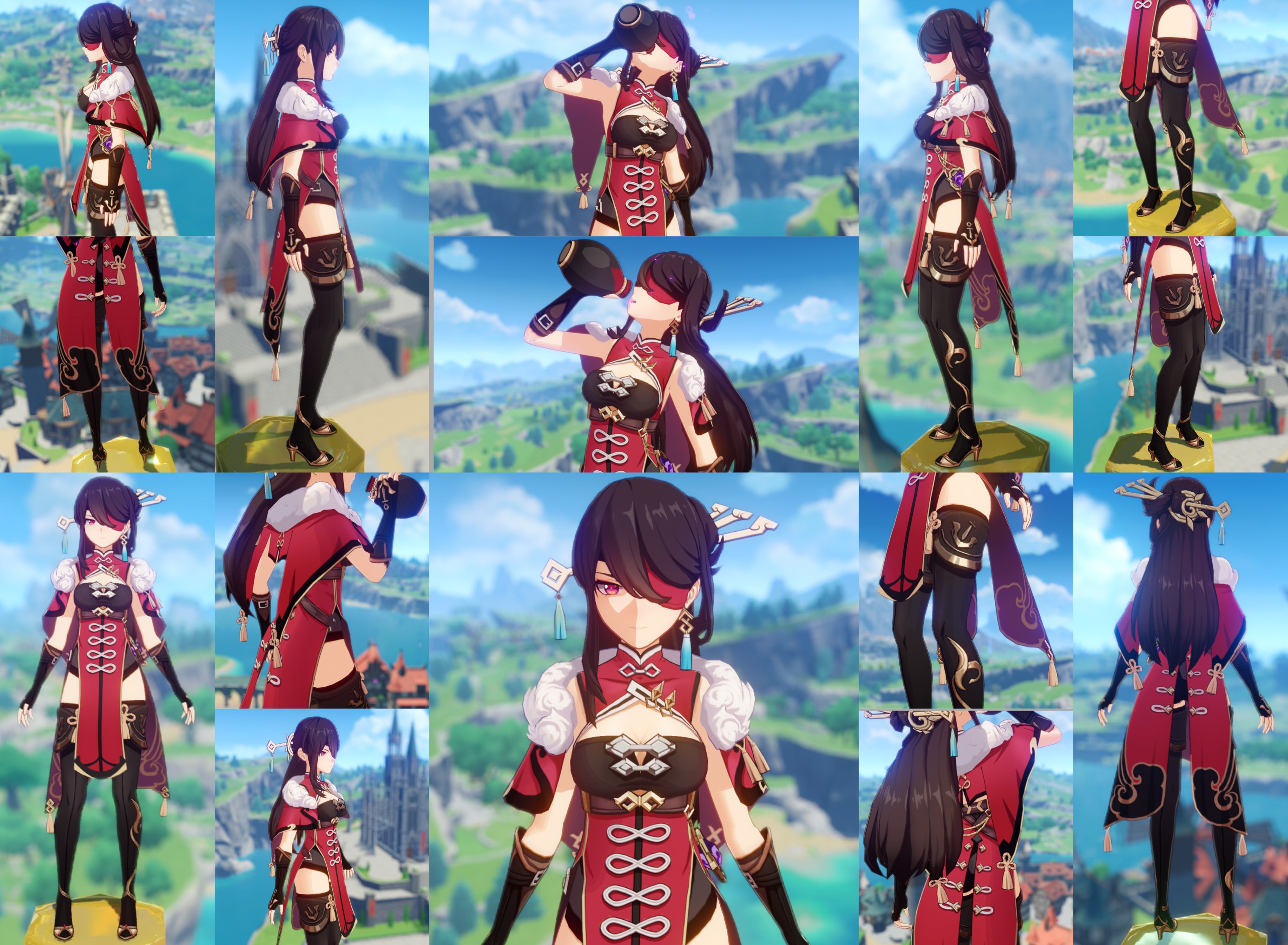 Liyue characters detail Reference sheet for art, cosplay... (with ...