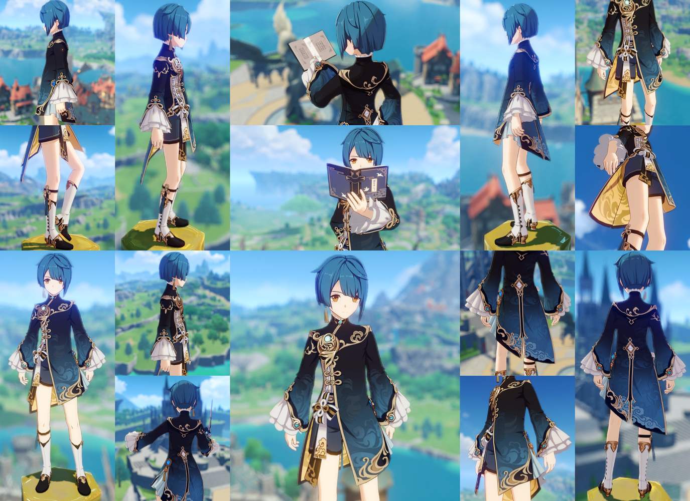 Liyue characters detail Reference sheet for art, cosplay... (with ...