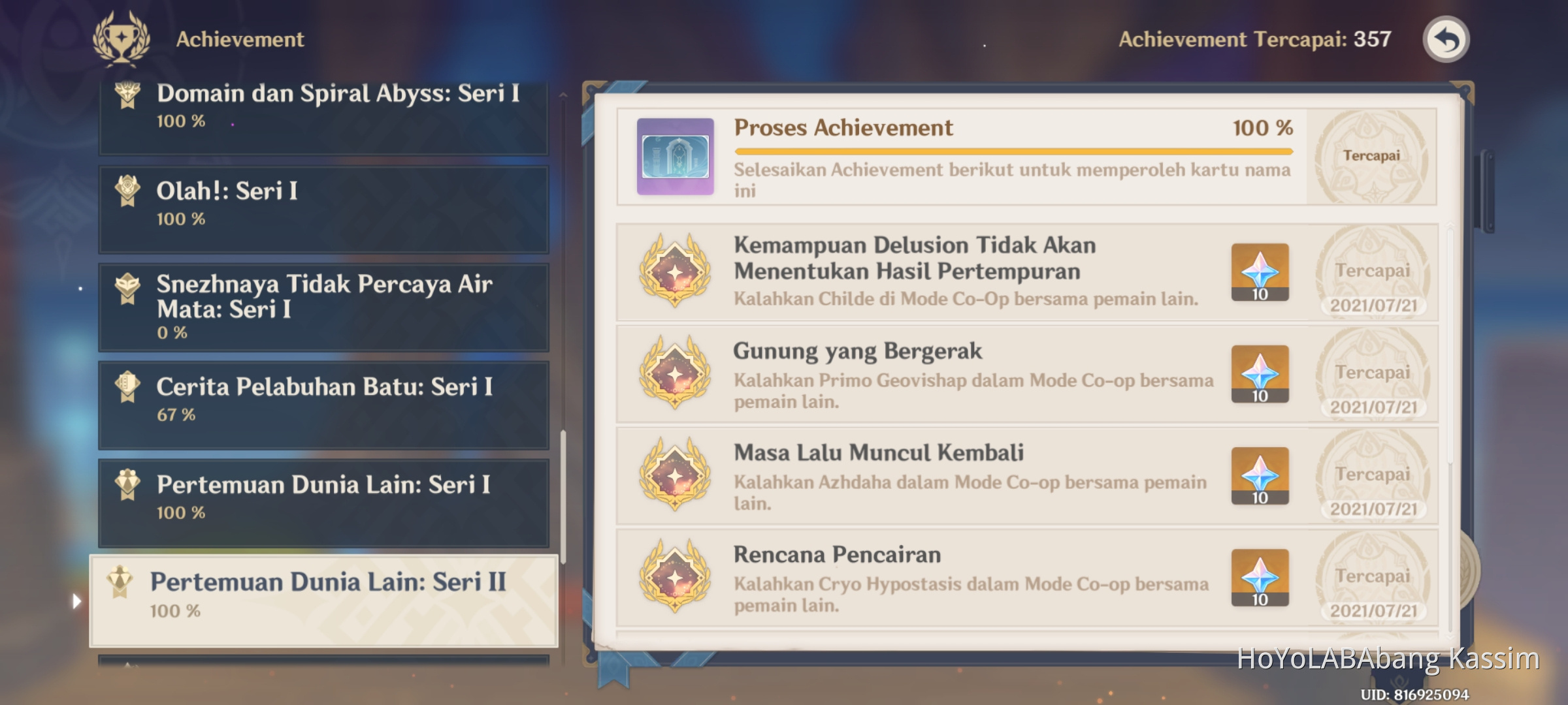 "NAMECARD KEDUA INAZUMA" Genshin Impact | HoYoLAB