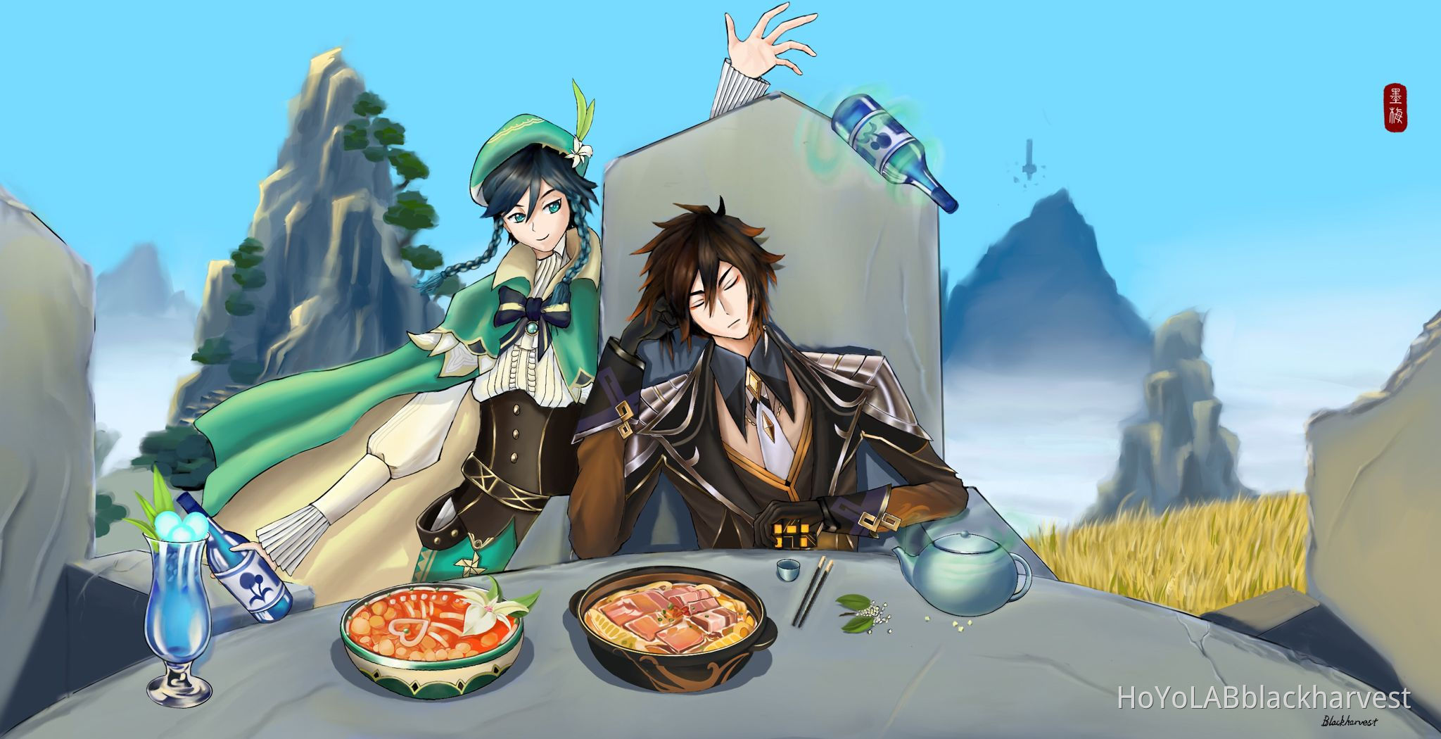 The Gathering of Two Archons Genshin Impact | HoYoLAB