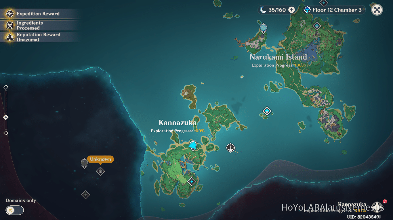 Kannazuka and Narukami Island at 100% Genshin Impact | HoYoLAB