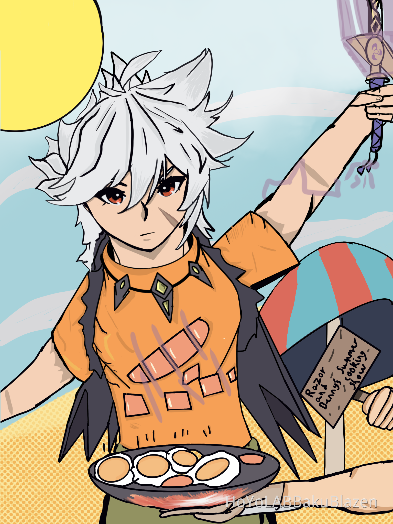 Razor and Bennett’s summer cooking show Genshin Impact | HoYoLAB