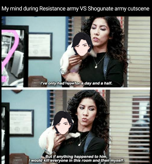 My mind during Resistance VS Shogunate cutscene: Teppei Genshin Impact ...