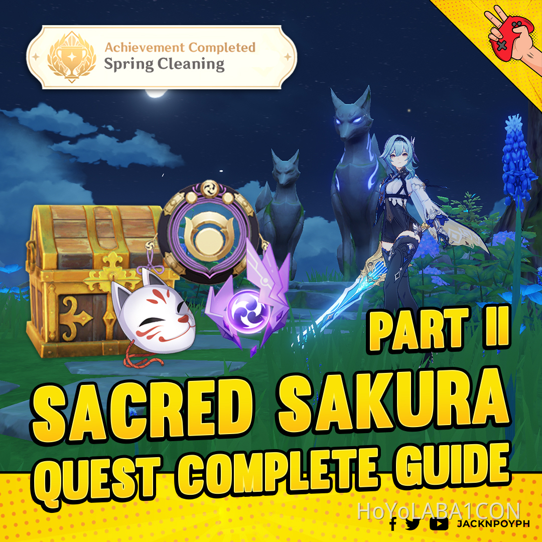 Sacred Sakura Cleaning Ritual Quest Complete Guide Part 2 Genshin ...