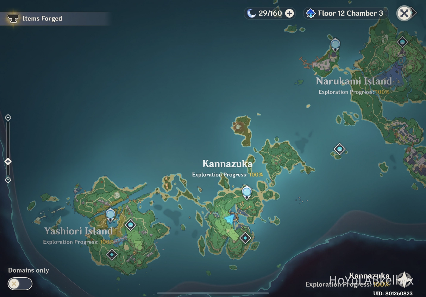 Inazuma 100% for first 3 regions ^^ Genshin Impact | HoYoLAB