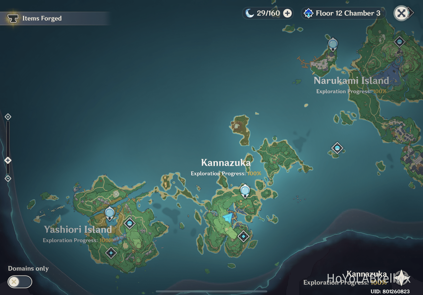 Inazuma 100% for first 3 regions ^^ Genshin Impact | HoYoLAB