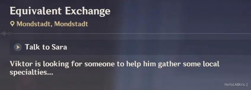 equivalent exchange quest