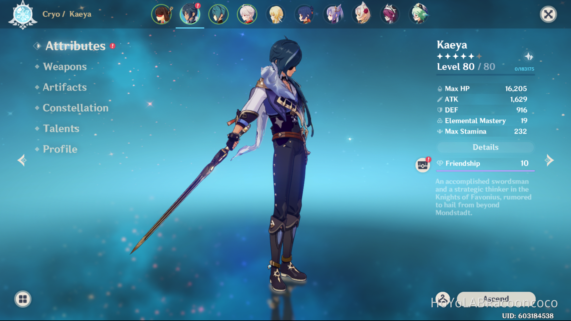 I JUST GOT KAEYAS NAMECARD WOOOOOOOOOOOOOOOOOOOO Genshin Impact | HoYoLAB