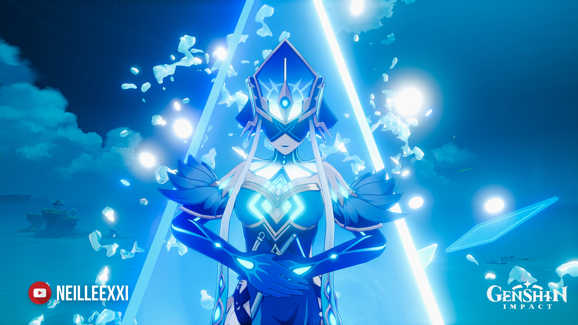 Took photos of the Fatui Mirror Maiden https://youtu.be/HwNZ7fg_Kyw ...