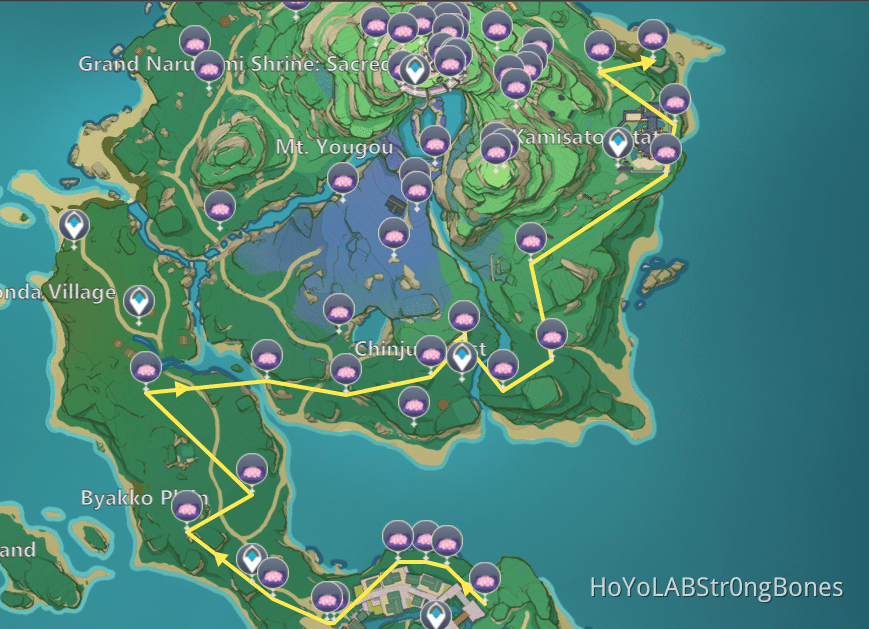 Sakura Bloom Route [Still in Progress] Genshin Impact | HoYoLAB