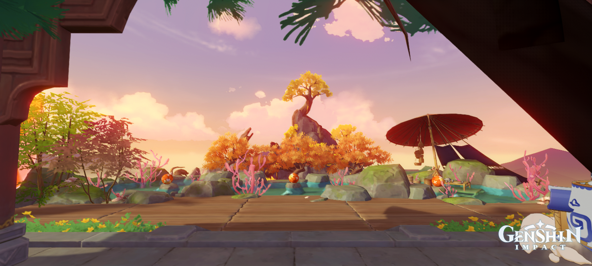 Floating Abode | Coming Home~ | Serenitea Ley Line Tree | Genshin ...