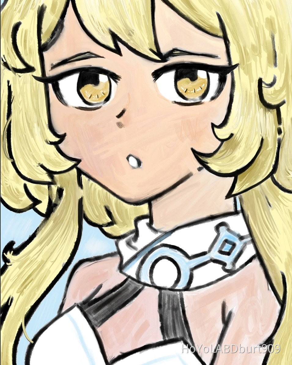 I drew Lumine on my Art Software! It took awhile since I used a mix of ...