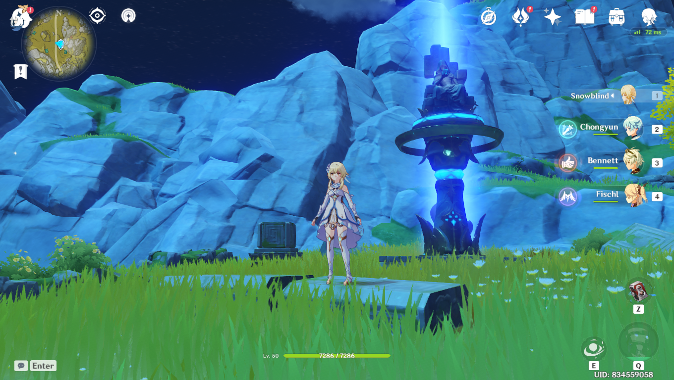 all statue of seven max out under AR25 (my alt account) Genshin Impact ...