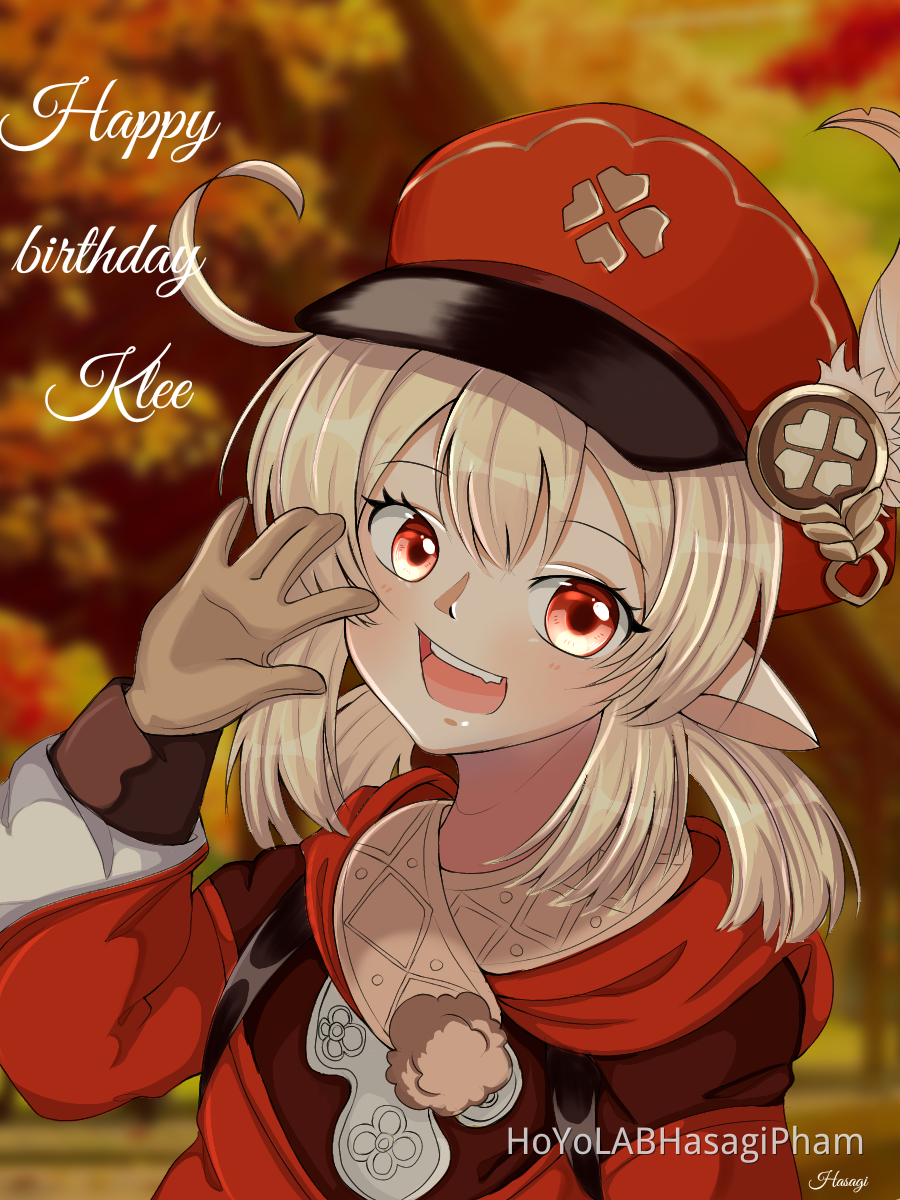 Happy birthday Klee Genshin Impact | HoYoLAB