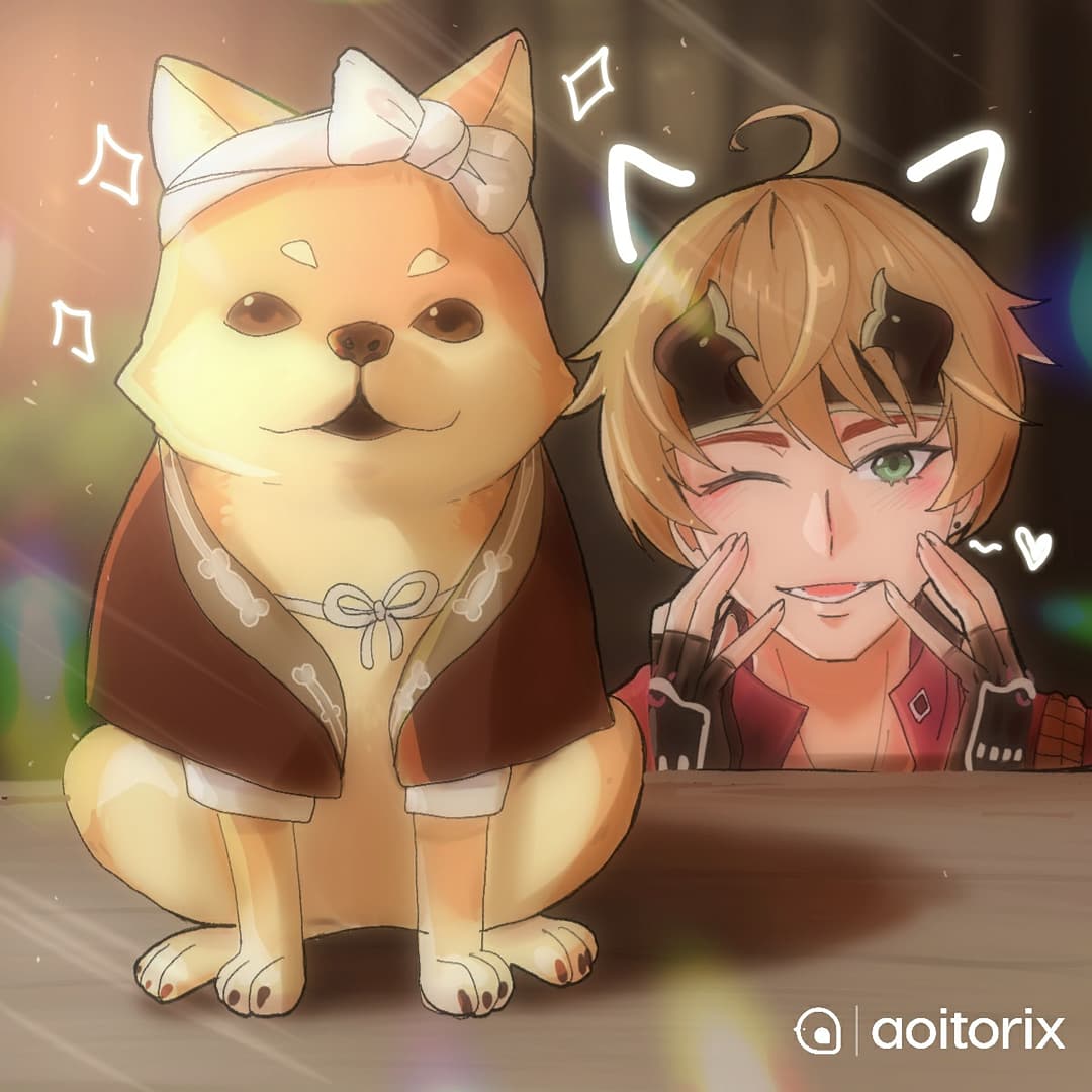 Taromaru y Thoma Genshin Impact | HoYoLAB