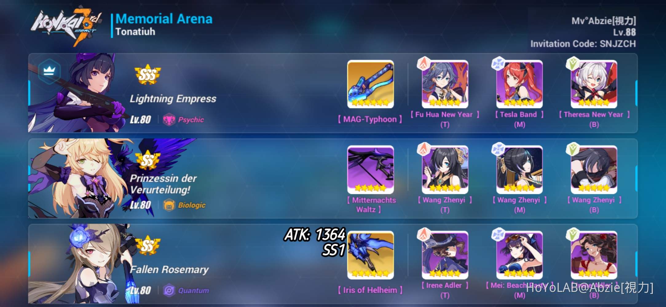 Exalted Memorial Arena // Tonatiuh, Couatl: Revenant, Herrscher of the Rimestar Honkai Impact ...