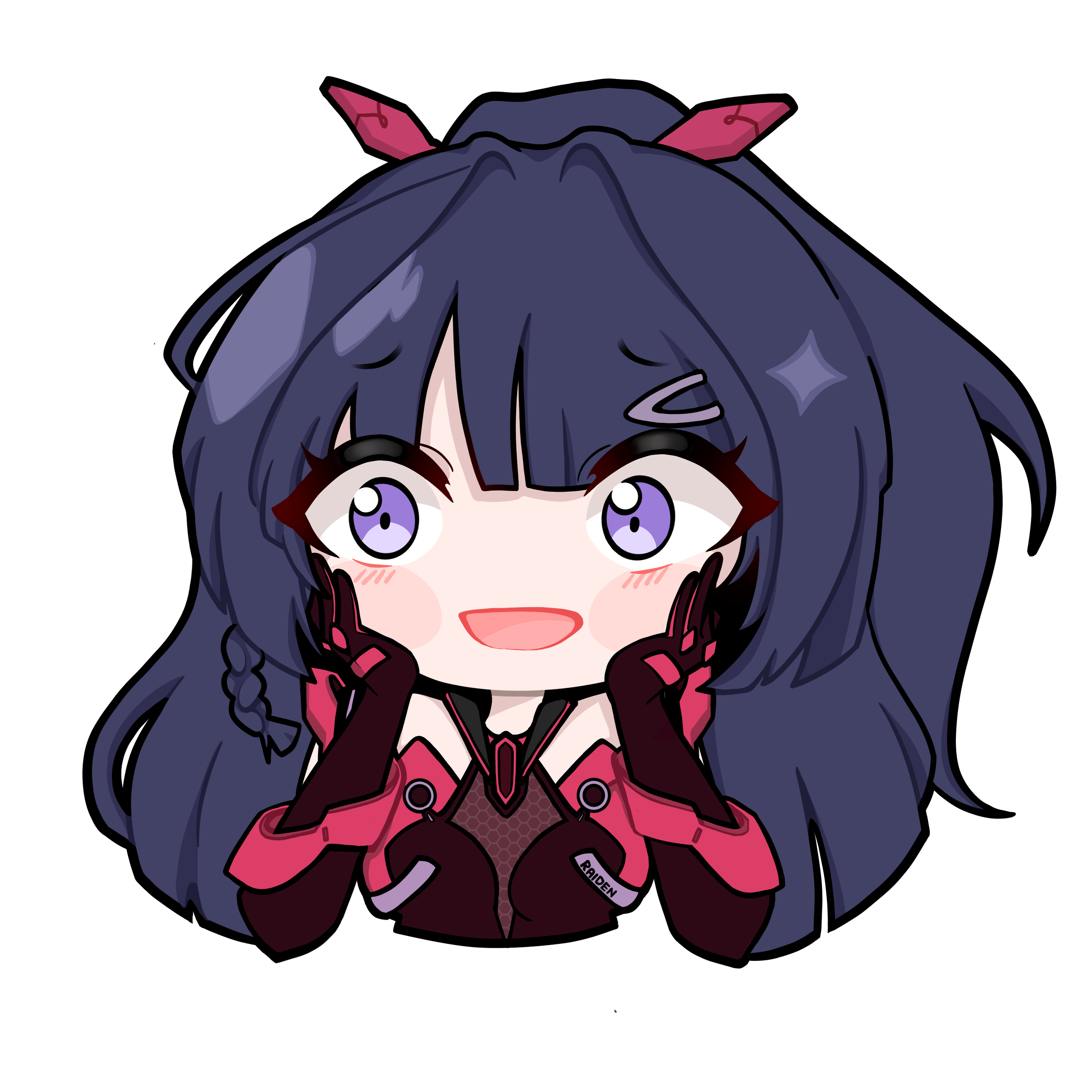 Raiden Mei chibi emote! Honkai Impact 3rd | HoYoLAB