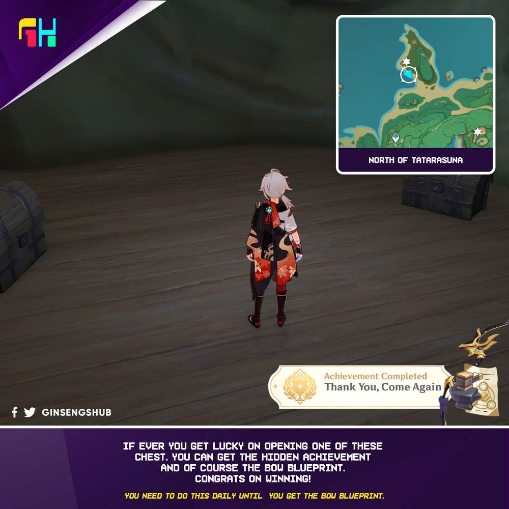 [version 2.0] Hamayumi Diagram Inazuma 4* Bow Weapon Blueprint Genshin ...