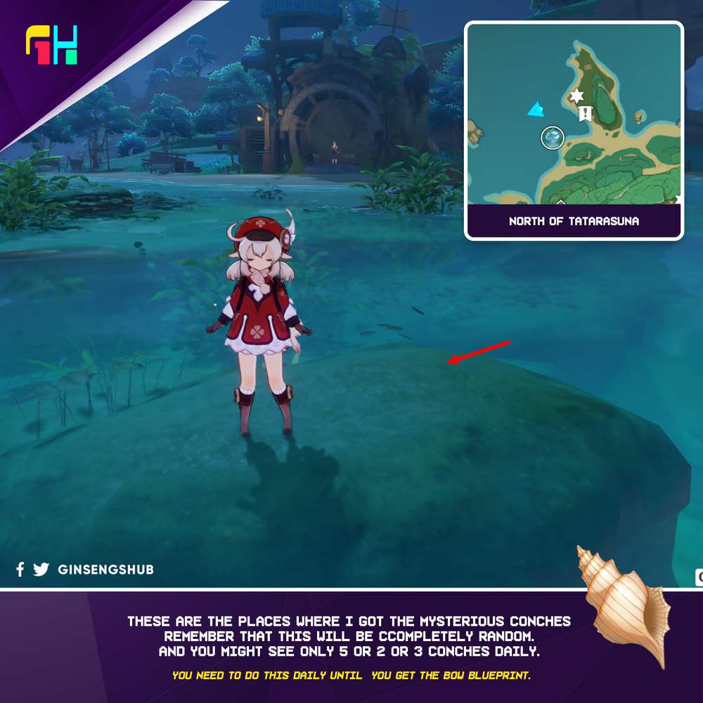 [version 2.0] Hamayumi Diagram Inazuma 4* Bow Weapon Blueprint Genshin ...