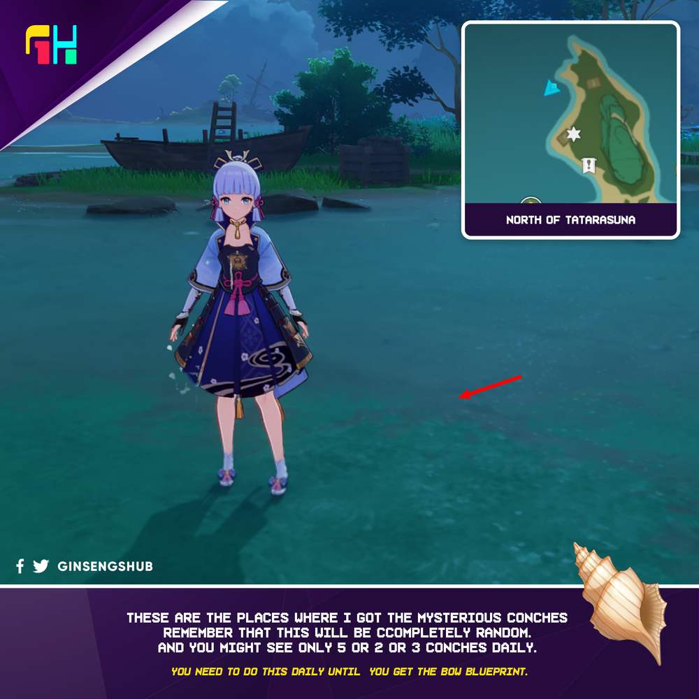 [version 2.0] Hamayumi Diagram Inazuma 4* Bow Weapon Blueprint Genshin ...