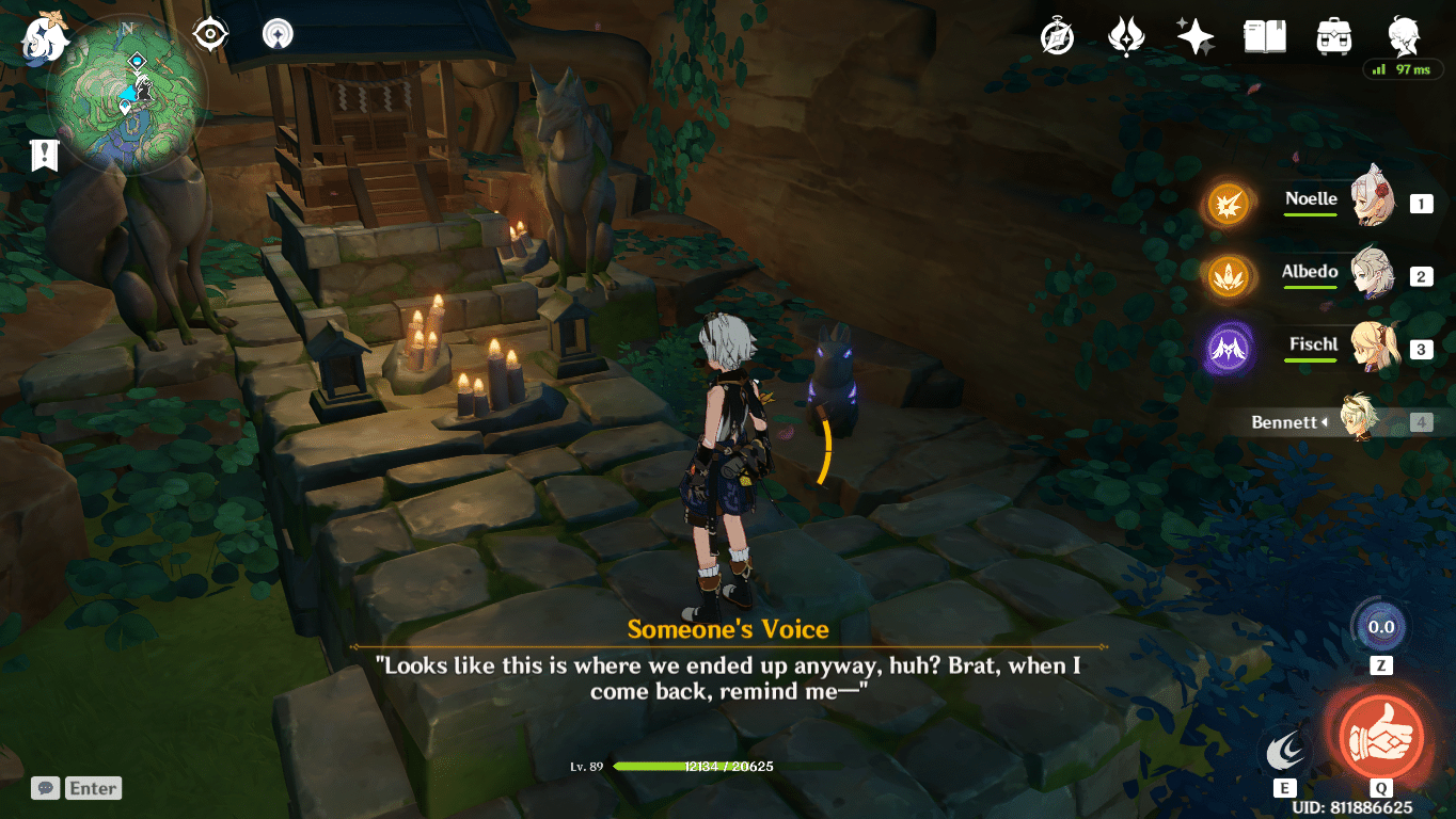 Memento Lens (Extra fox statue's story location) Genshin Impact | HoYoLAB