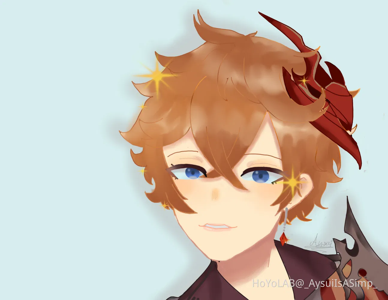 Childe Final drawing :) Genshin Impact | HoYoLAB