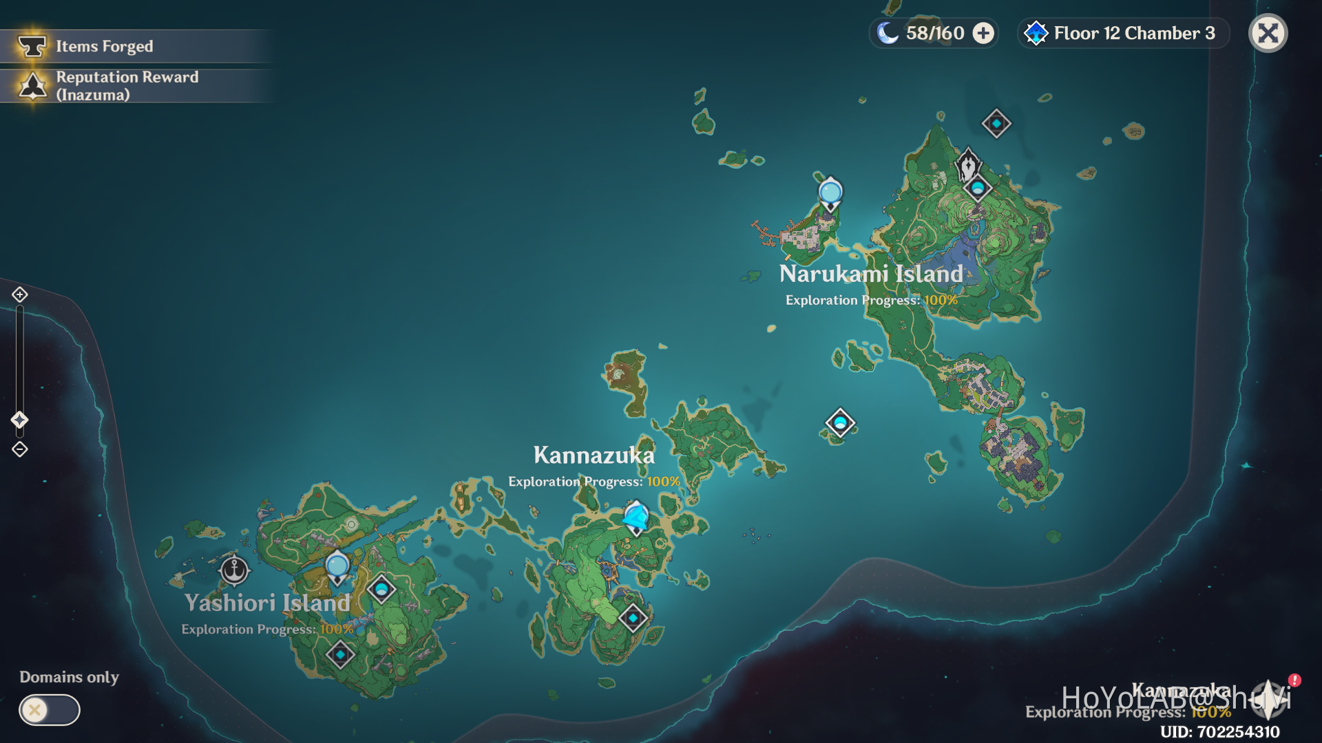 100% Exploration in Inazuma Genshin Impact | HoYoLAB