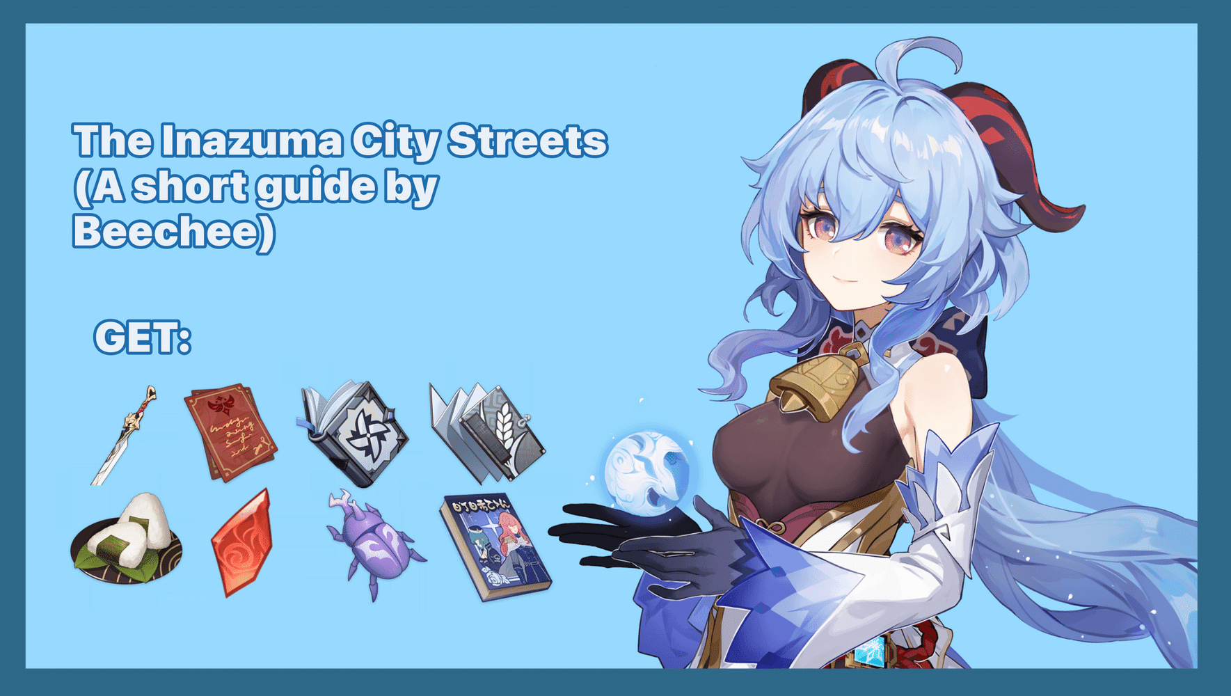 The Inazuma City Streets [A Short Guide] FT Ganyu! Genshin Impact | HoYoLAB