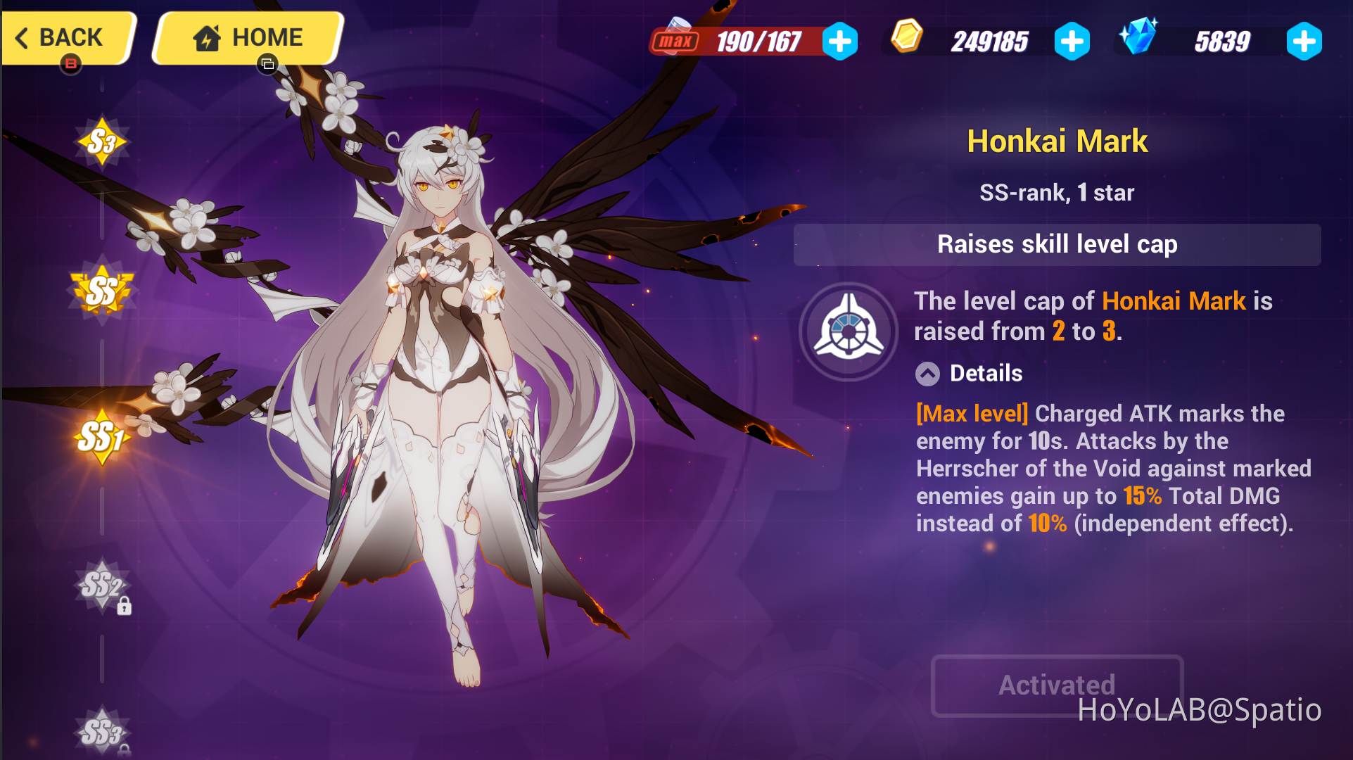 My favourite valkyire, HoV, reached SS1 Honkai Impact 3rd | HoYoLAB