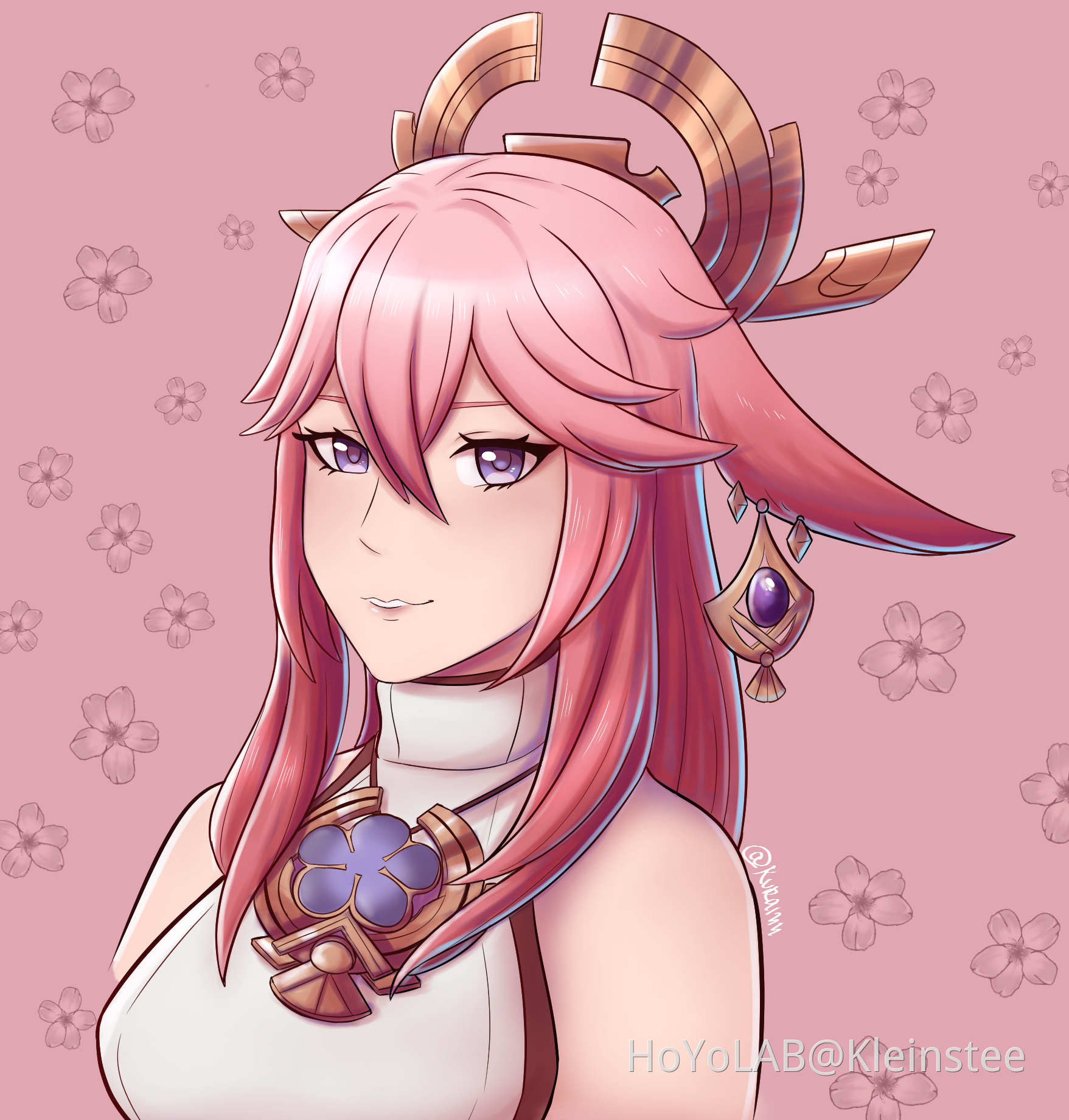 Yae Miko Fanart - HoYoverse Player Community