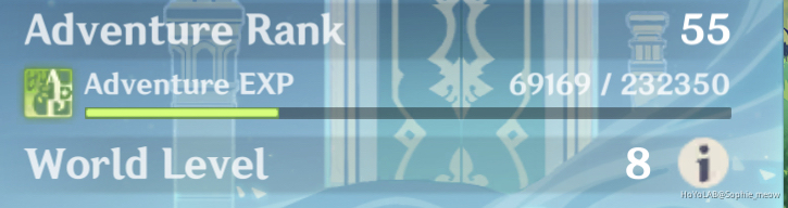 Today I hit a nice adventure exp Genshin Impact | HoYoLAB