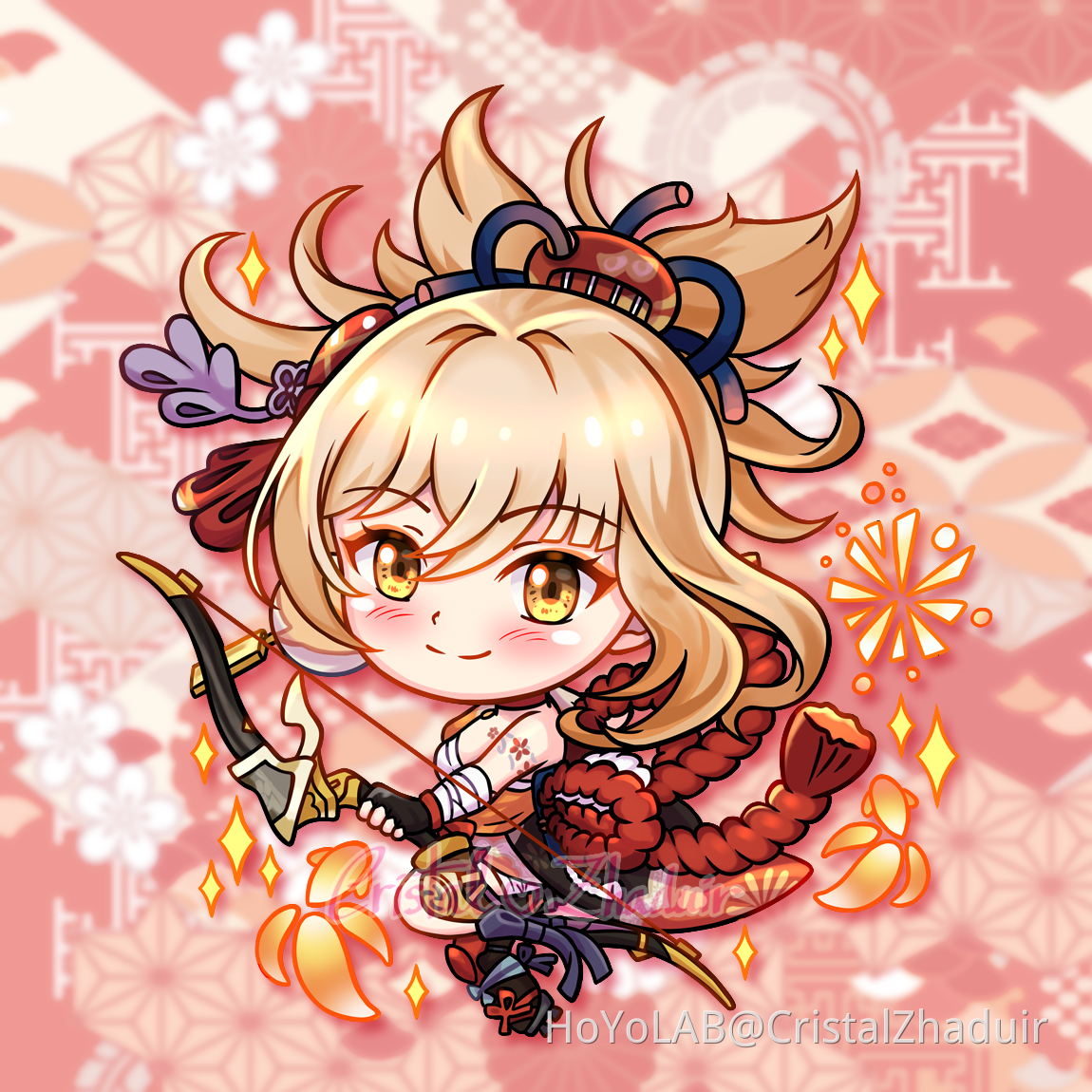 🎇🎆Yoimiya Chibi !!!🎆🎇 Genshin Impact | HoYoLAB
