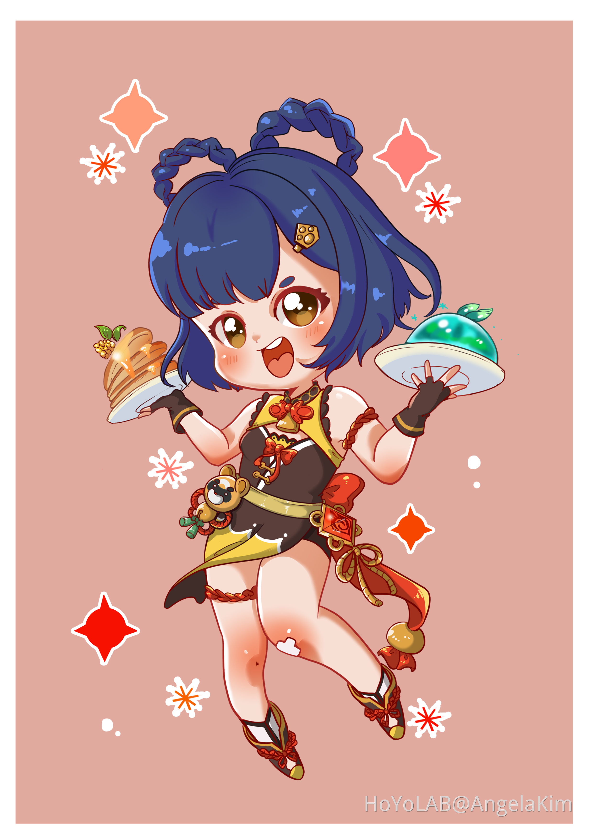 xiangling fanart Genshin Impact | HoYoLAB