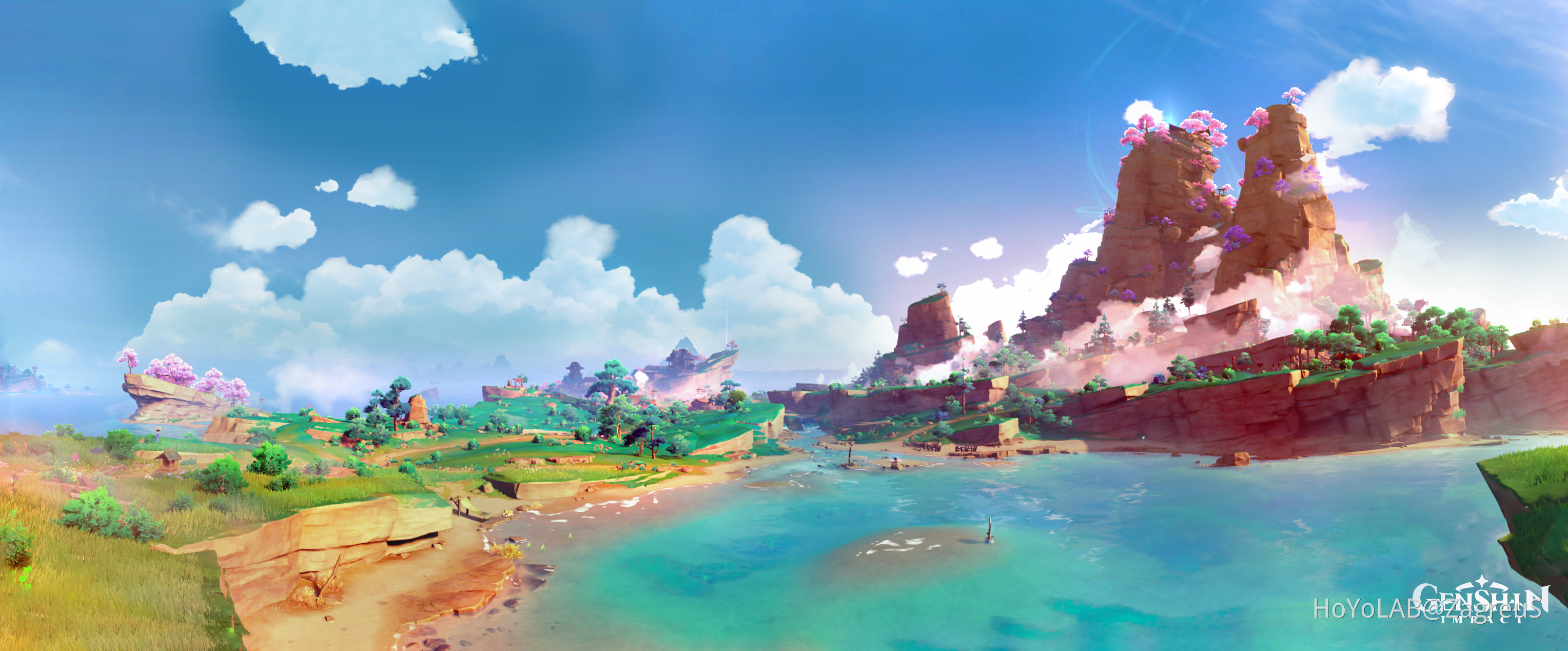 Inazuma panorama Genshin Impact | HoYoLAB