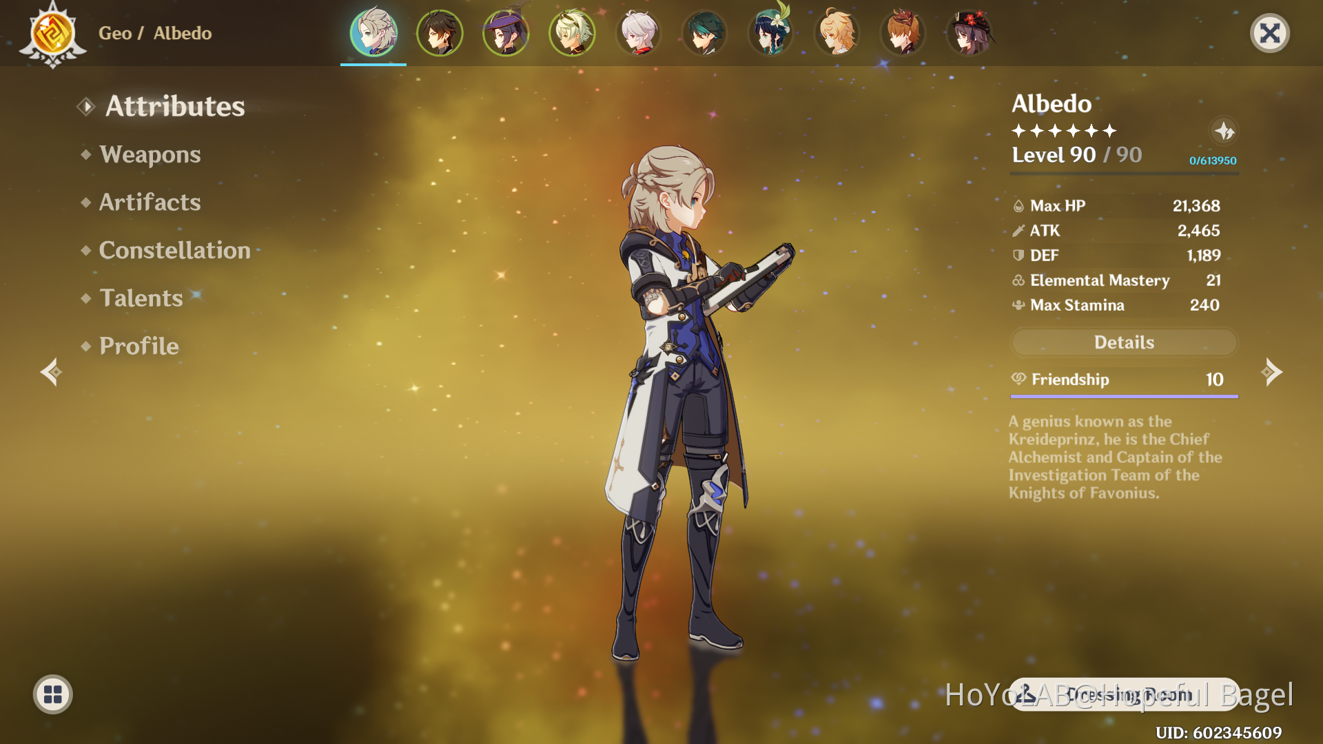 My DPS Albedo build! Genshin Impact | HoYoLAB