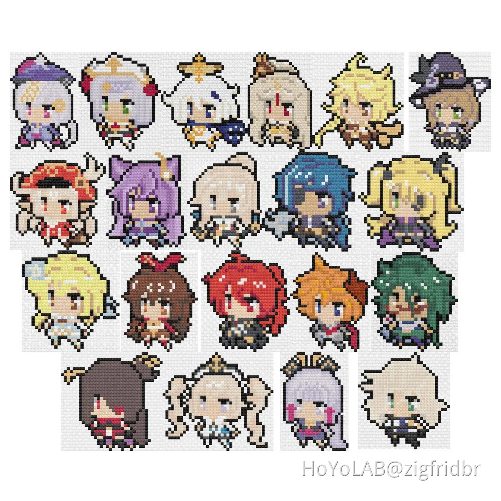 Pixel Art Genshin Impact | HoYoLAB