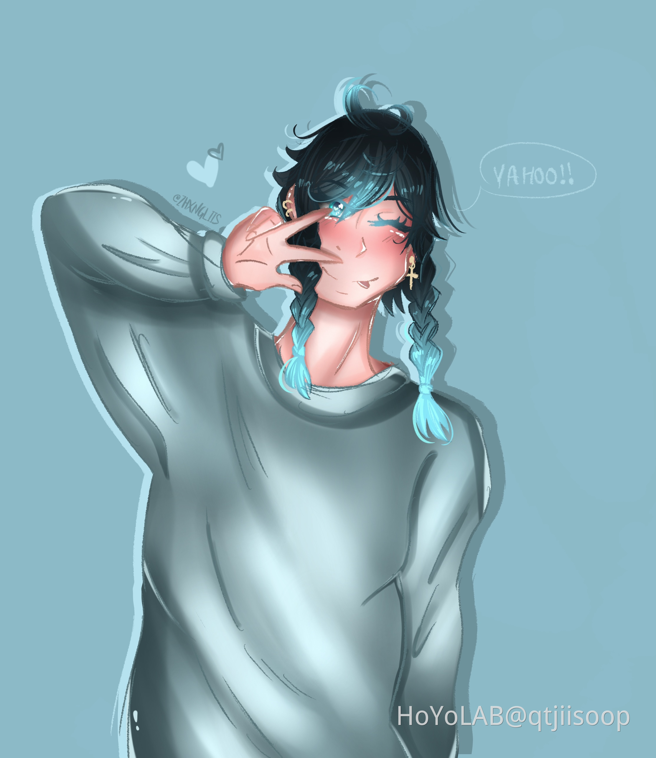 Venti Doodle Genshin Impact | HoYoLAB