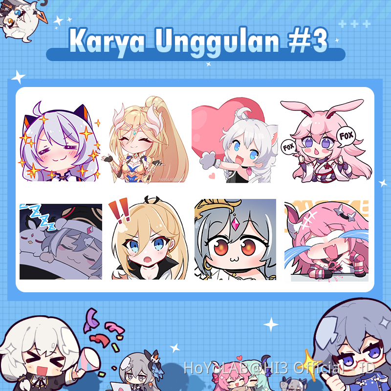 Kontes Stiker Honkai: Pameran Karya Unggulan Honkai Impact 3rd | HoYoLAB