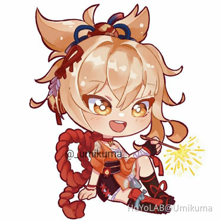 Chibi Yoimiya 🎆 Genshin Impact | HoYoLAB