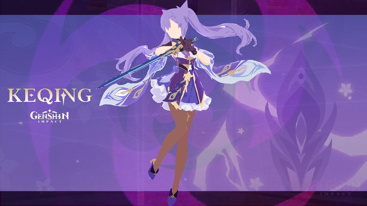 Keqing Poster: Bring the lightning Genshin Impact | HoYoLAB