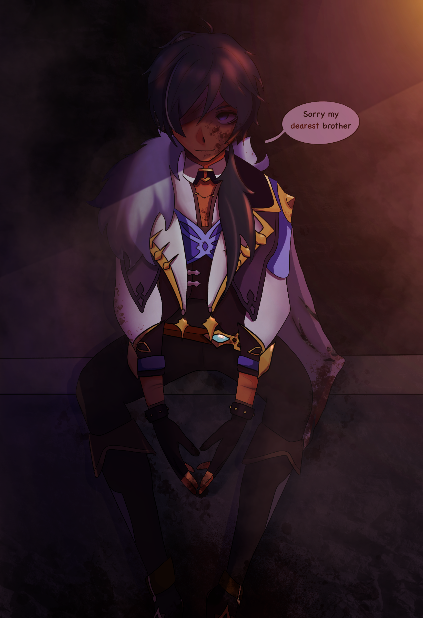 Evil kaeya fanart Genshin Impact | HoYoLAB