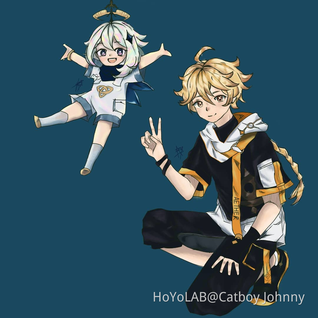 Aether and Paimon's adventure. Genshin Impact | HoYoLAB