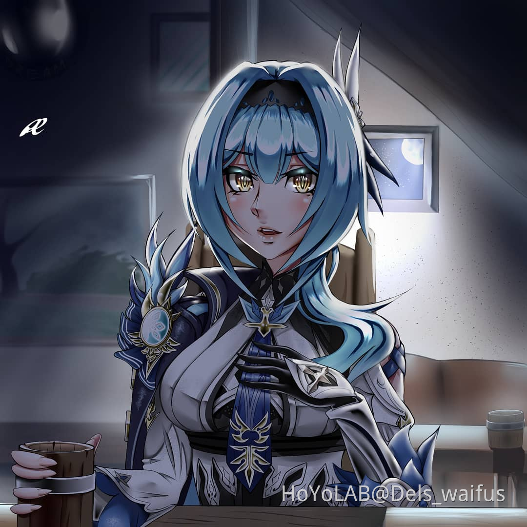 Eula fanart Genshin Impact | HoYoLAB