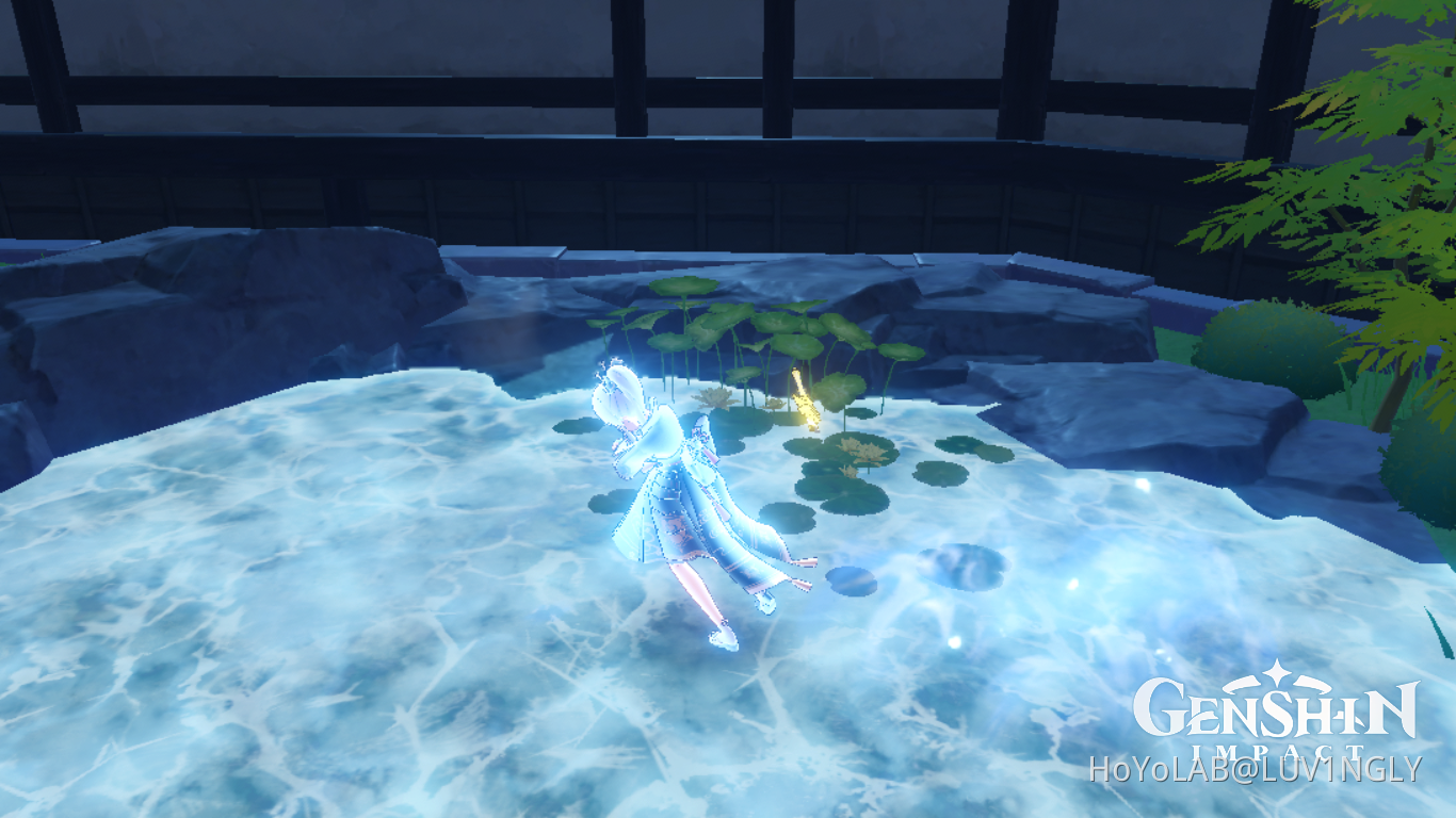 Rare sight of an ice sculpture Genshin Impact | HoYoLAB