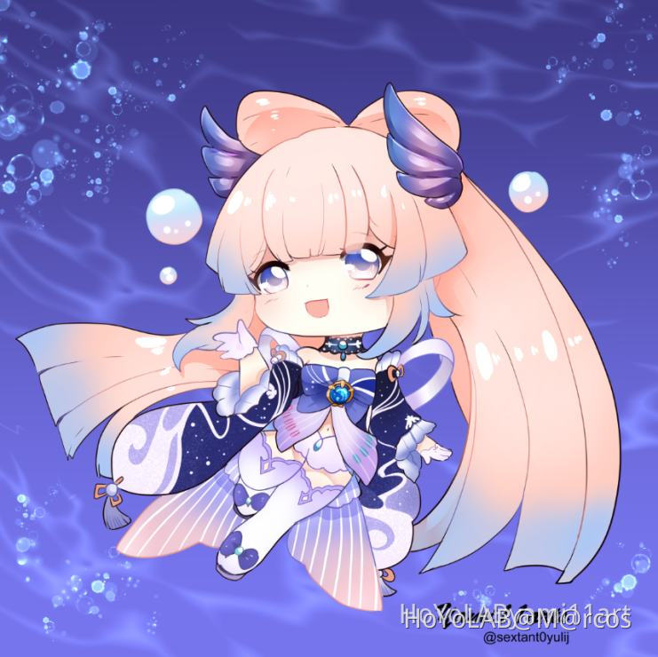 Kokomi chibi Genshin Impact | HoYoLAB