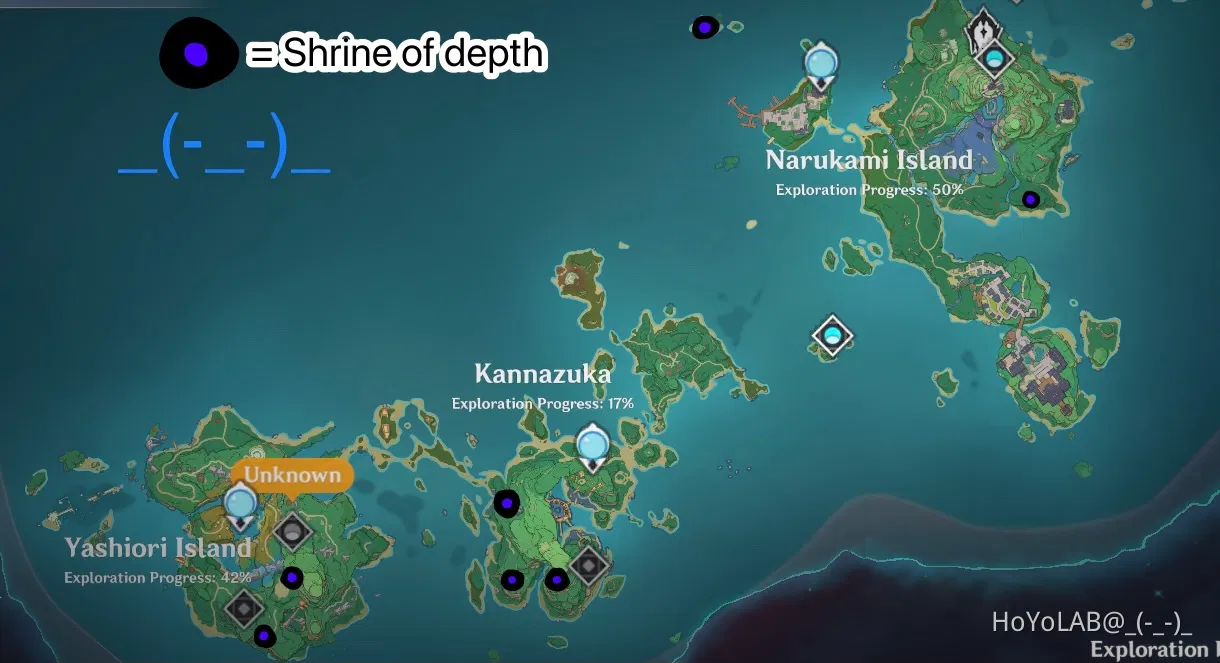 Inazuma shrineof depth locations Genshin Impact | HoYoLAB