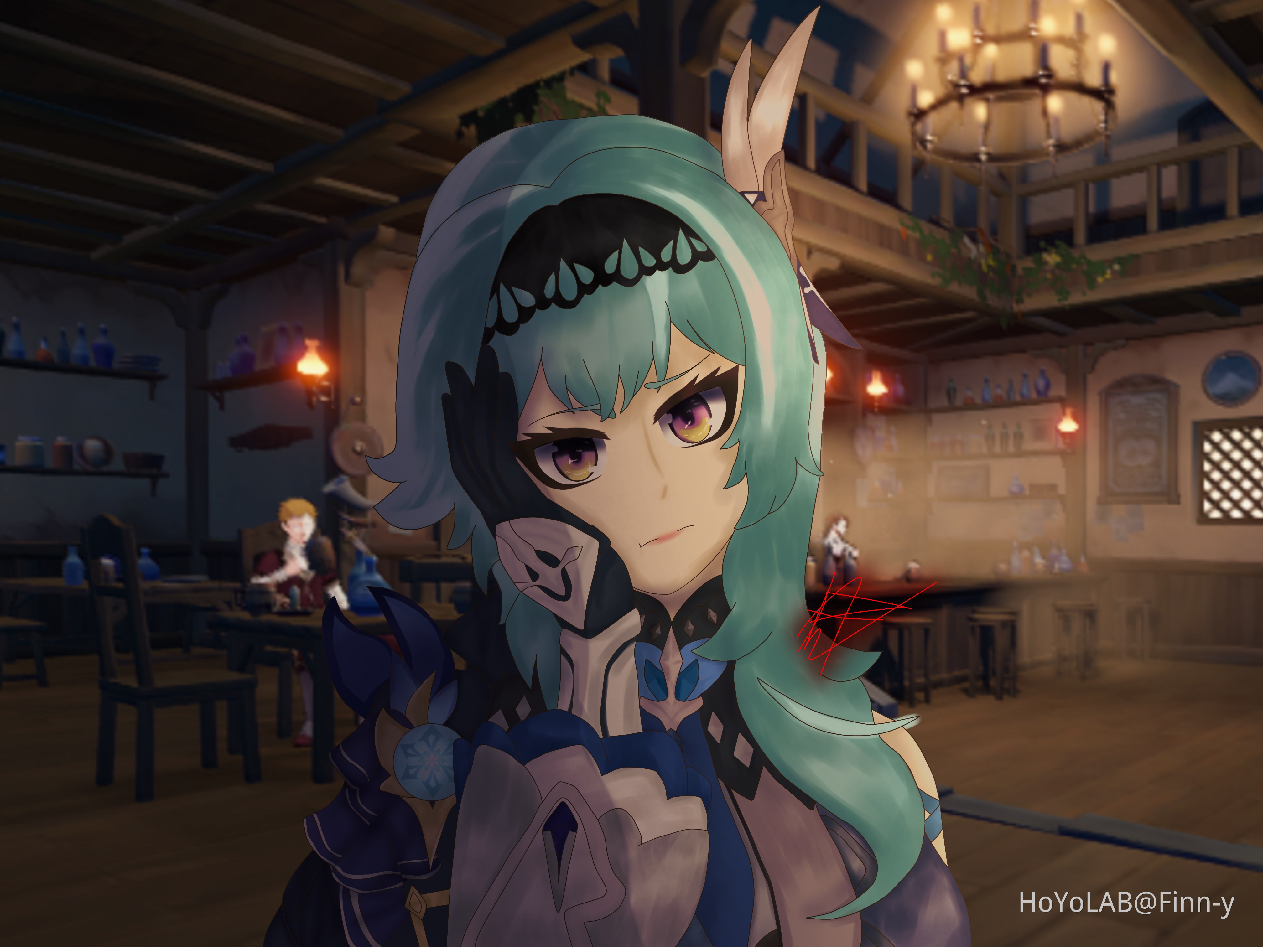 Eula fanart Genshin Impact | HoYoLAB