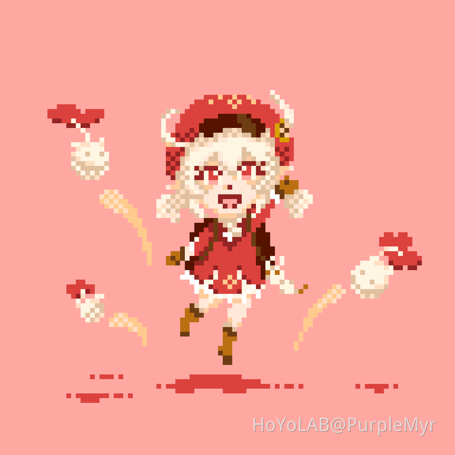 Pixel Klee Genshin Impact | HoYoLAB